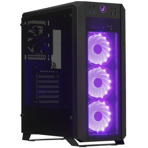 Корпус ARDOR GAMING Rare M1 черный, Mid-Tower, Micro-ATX, Standard-ATX ...