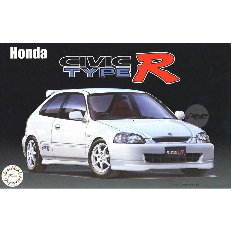 Сборная модель Машинка Fujimi-03998D 1/24 Honda Civic Type R EK9 Front ...