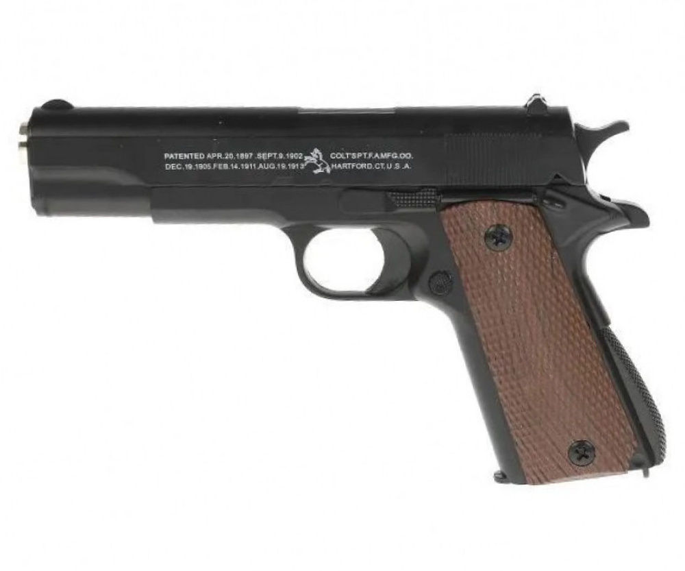 Страйкбольный пистолет Shantou COLT 1911 C.8 спринговый - купить с ...