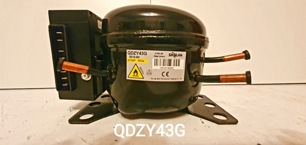 Компрессор 12 (24) вольт для холодильника инверторный QDZY43G фреон ...
