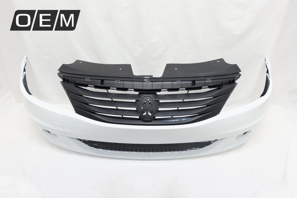 Бампер передний для Renault Logan 1 8200785044, Рено Логан, год с 2009 ...