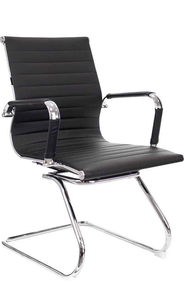 Ортопедический стул Everprof Кресло Leo CF Экокожа Черный, Сталь - купить по доступным ценам в ...