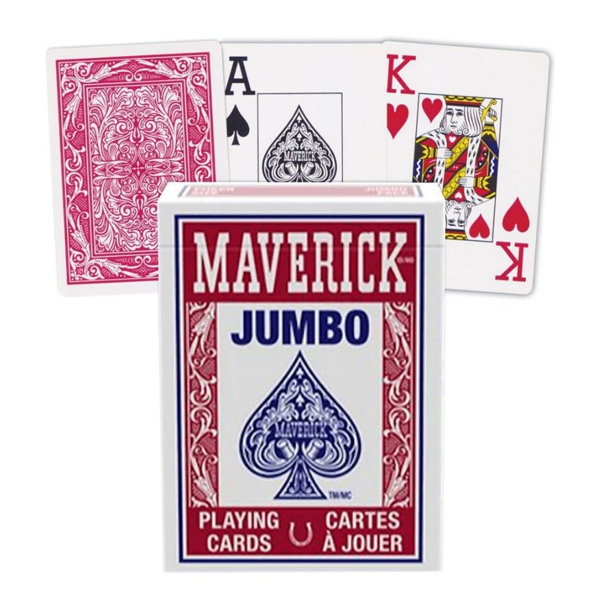 Карты "Maverick jumbo red" - купить с доставкой по выгодным ценам в ...
