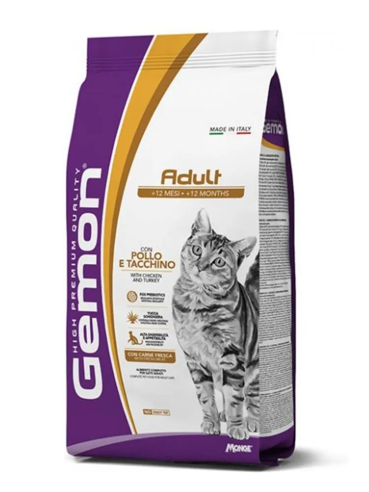 Gemon Cat Adult Complete Сухой корм для взрослых кошек с нормальной ...