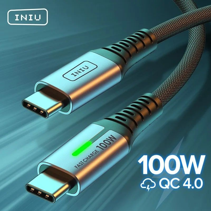Кабель Usb Type C Usb Type C Iniu Кабель для быстрой зарядки Type C