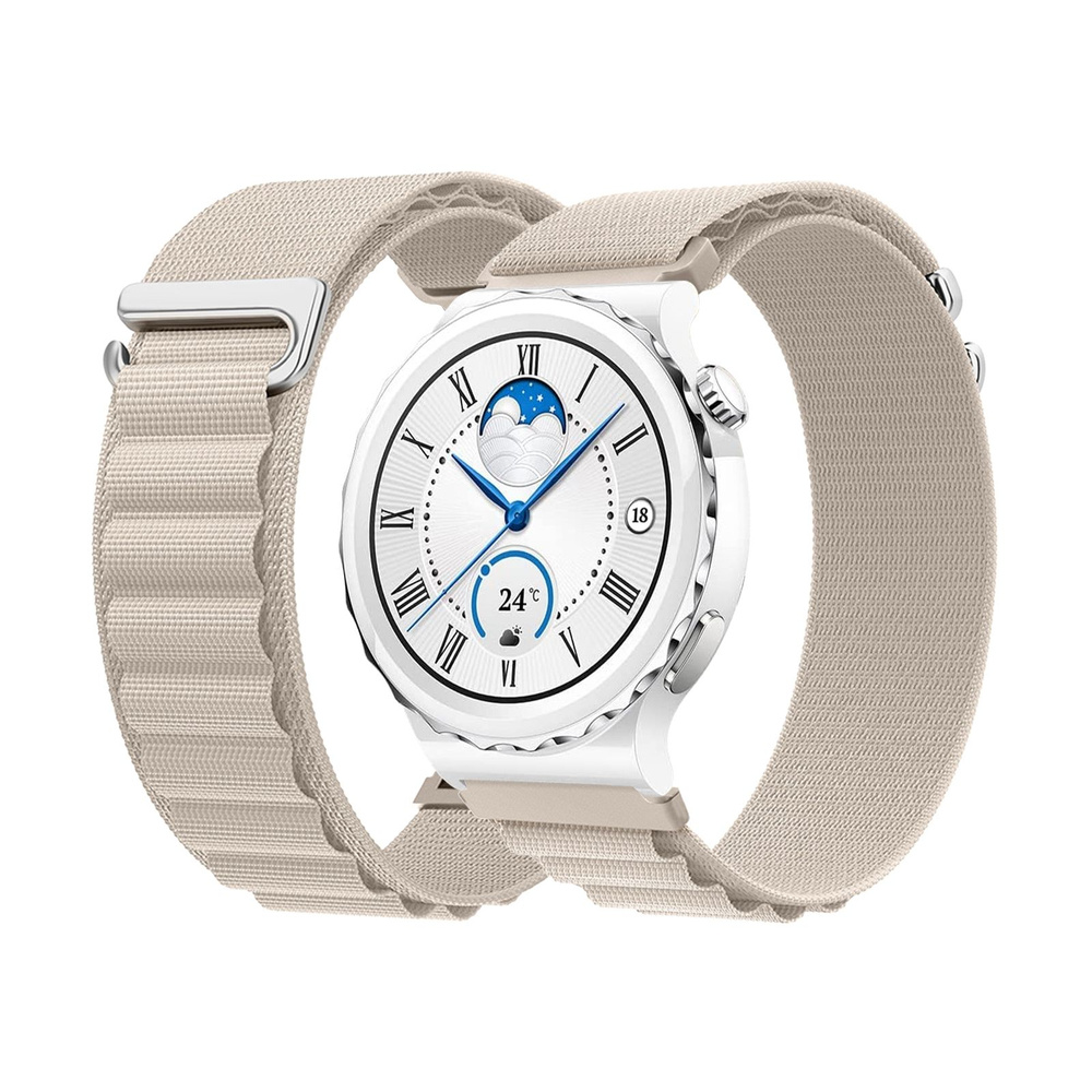 Нейлоновый Ремешок для часов Huawei Watch GT 3 42 мм/ GT3 Pro 43мм/ GT ...
