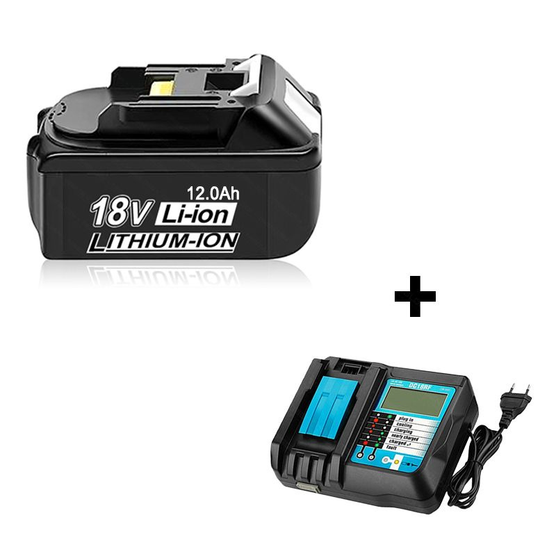 Аккумулятор для Makita 18V 12Ah Kige Li-Ion, BL1830B, BL1840B, BL1850B ...
