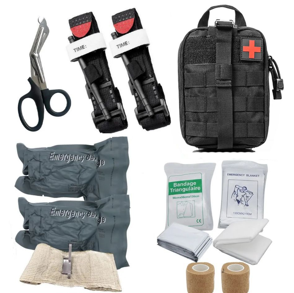 TRAUMA KIT Аптечка Первой Помощи Tactical Pouch Для Экстренной Травмы ...