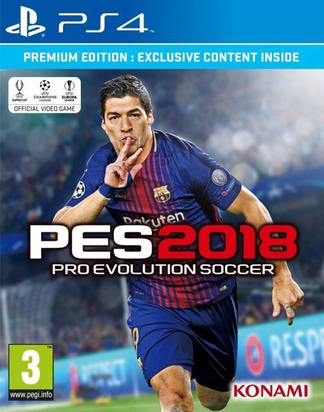 Игра Pro Evolution Soccer 2018 (PES 2018) PS4 Русская Версия Диск на ...