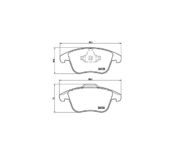 Brembo Колодки тормозные дисковые, арт. P44020X купить на OZON по ...