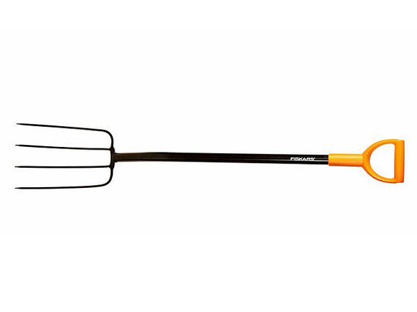 Вилы садовые с черенком FISKARS Solid 1003459 (133433) купить на OZON ...
