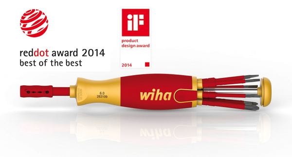 Отвертка диэлектрическая с набором бит, LiftUp electric с 6 -ю битами ...