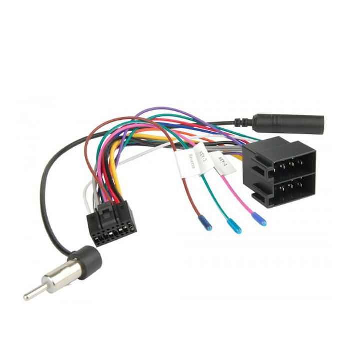 Переходник 16 pin (разъём ISO, провод питания) для подключения Android ...