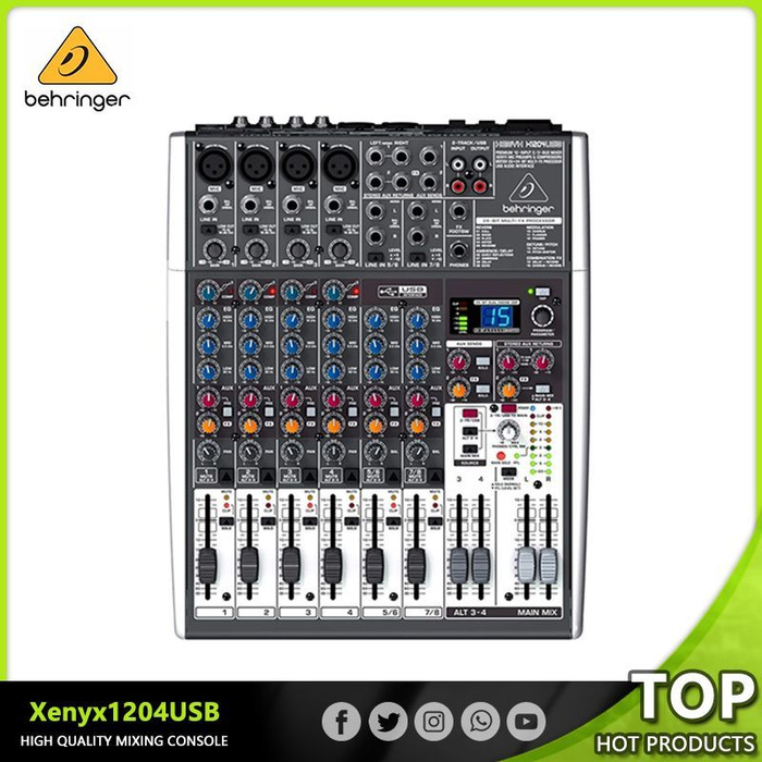Behringer Xenyx1204USB Микшерный пульт компактный - купить с доставкой ...