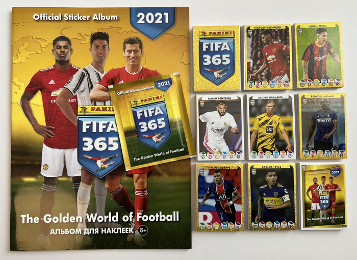Panini FIFA 365 2021 пустой альбом + полный сет + пакетик - купить с ...