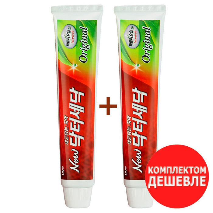 LION Зубная паста с экстрактом масла чайного дерева "DR. SEDOC", 100 гр. х 2 шт. - купить с ...