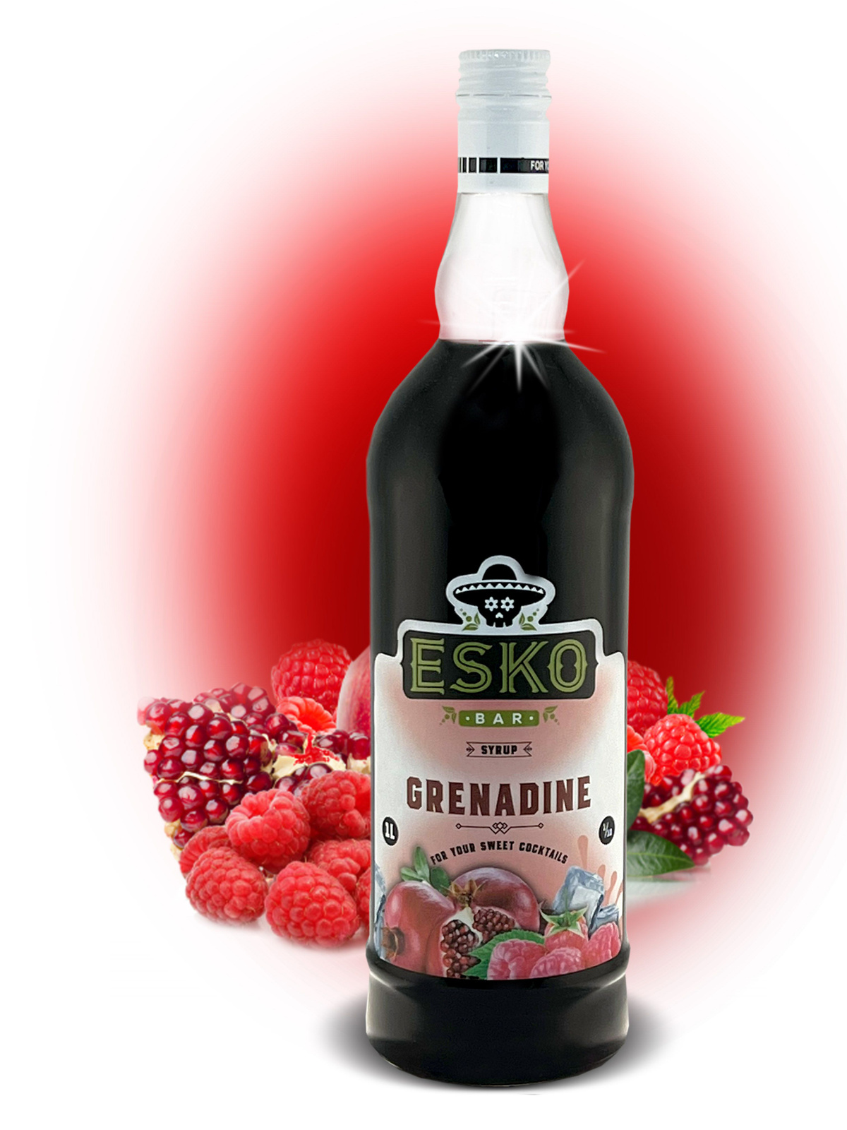 Сироп Esko Bar Grenadine (1L) - купить с доставкой по выгодным ценам в ...