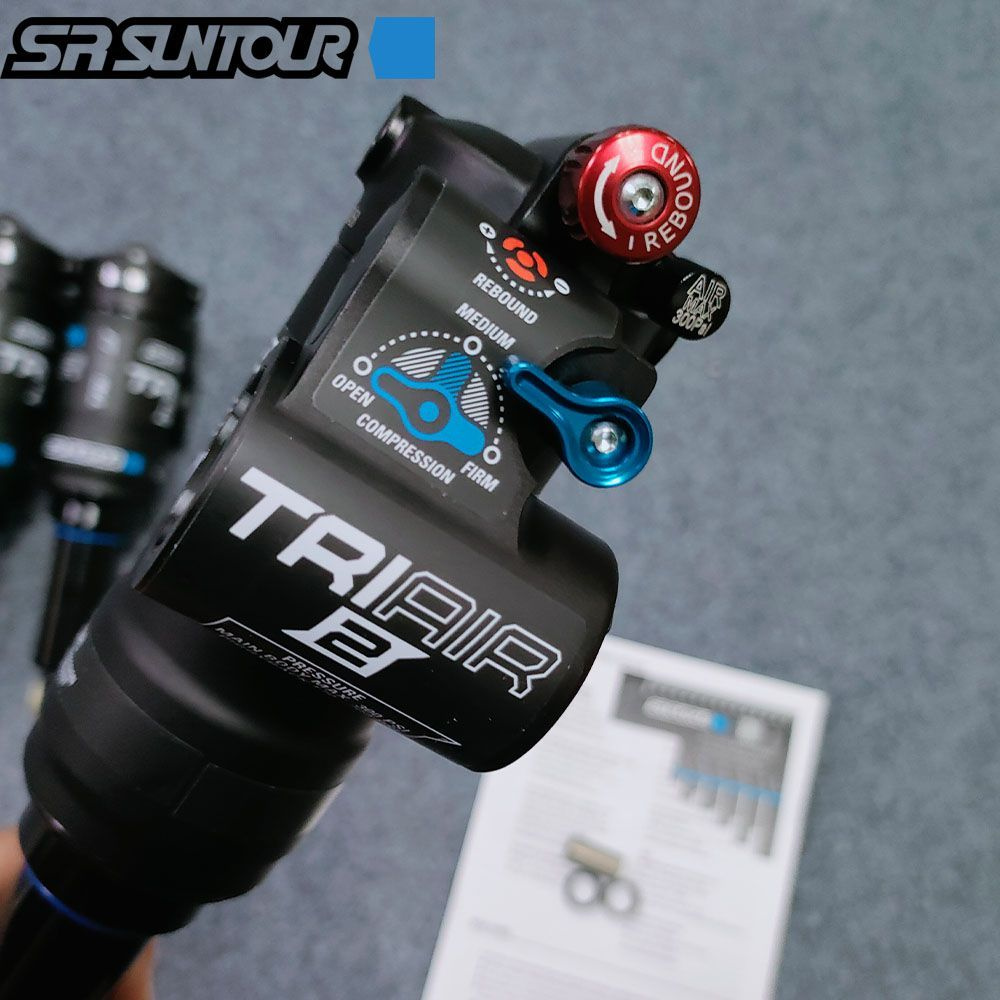 SR SUNTOUR TRIAIR2 3CR TRUNNION MOUNT, задний амортизатор для горного ...