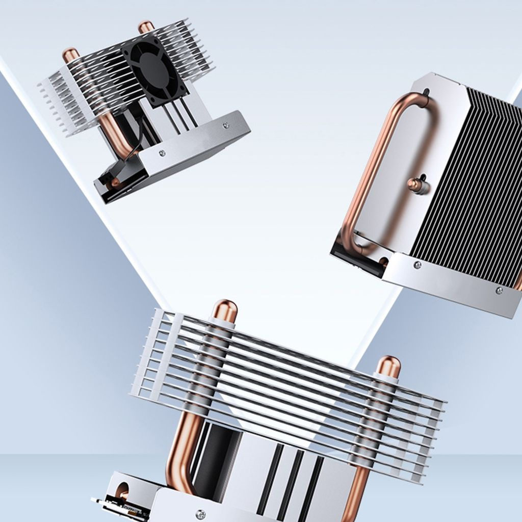 M.2 SSD-радиатор SATA NVMe 2280 твердотельный жесткий диск алюминиевый ...