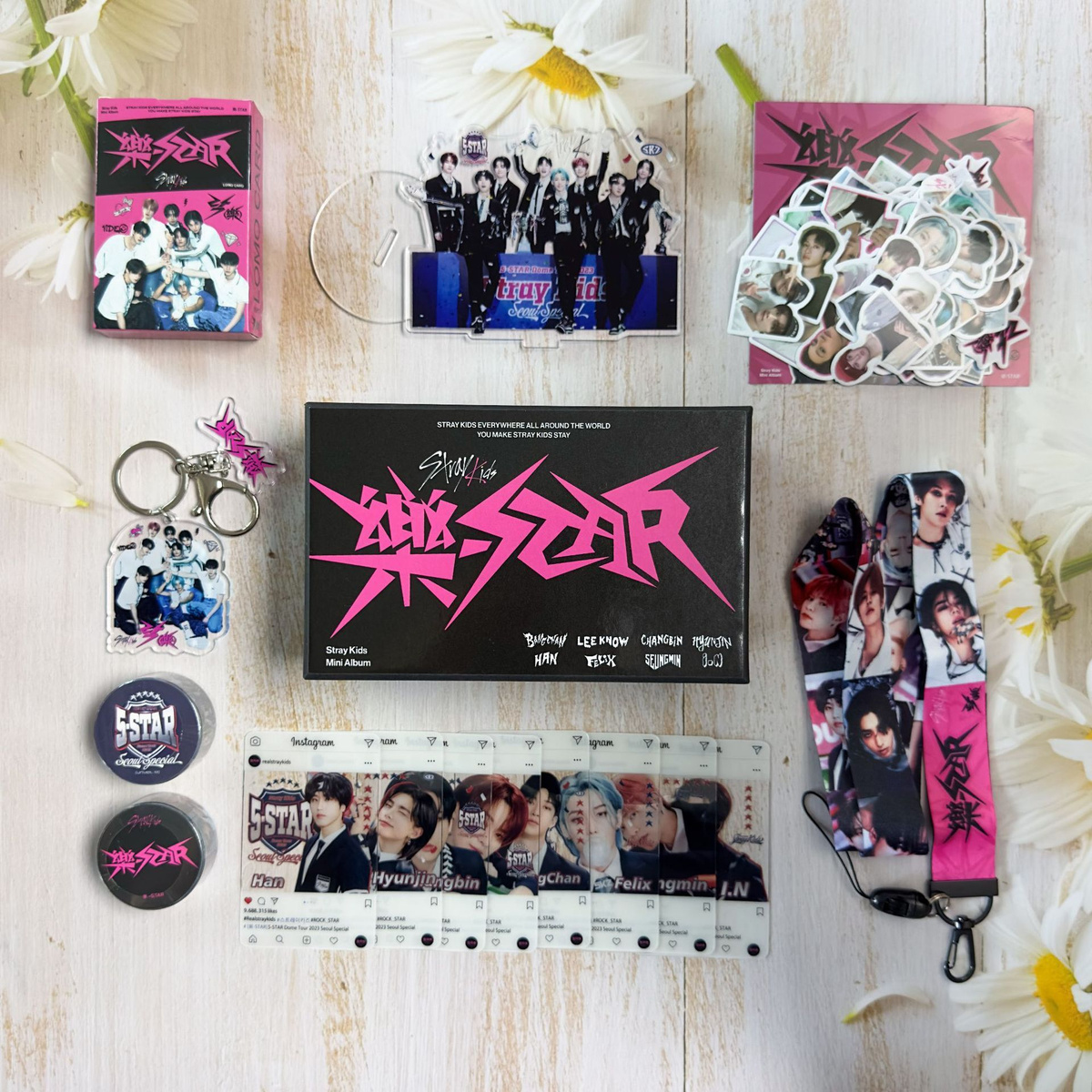 K-POP бокс Подарочный набор "Stray Kids" BOX / SKZ 5-STAR (mini album ...