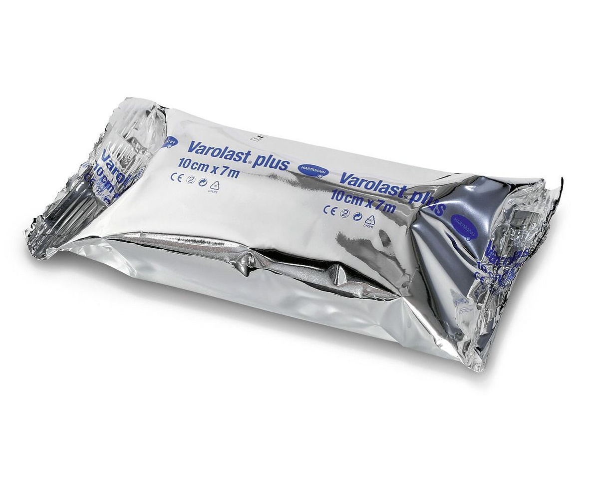 Varolast Plus (Вароласт Плюс) - лечебный, компрессионный бинт с цинковой массой, продольно ...