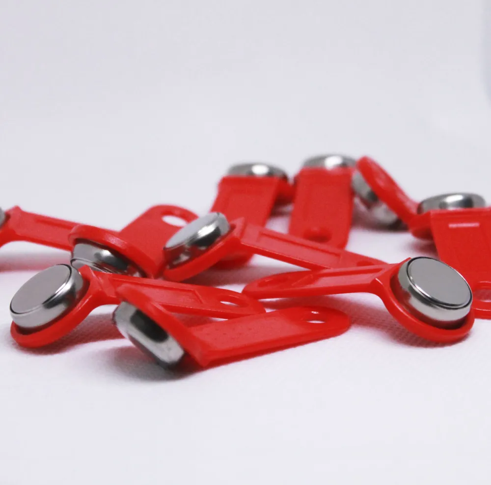 Электронный ключ для домофона RW1990 перезаписываемый (красный) 100 шт, заготовка-таблетка Touch ...