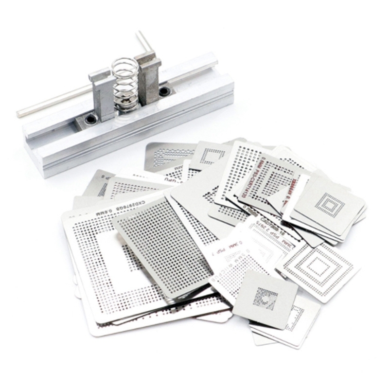 47шт. Игровые консоли BGA трафарет + BGA Jig для XBOX PS3-CPU WII GPU ...