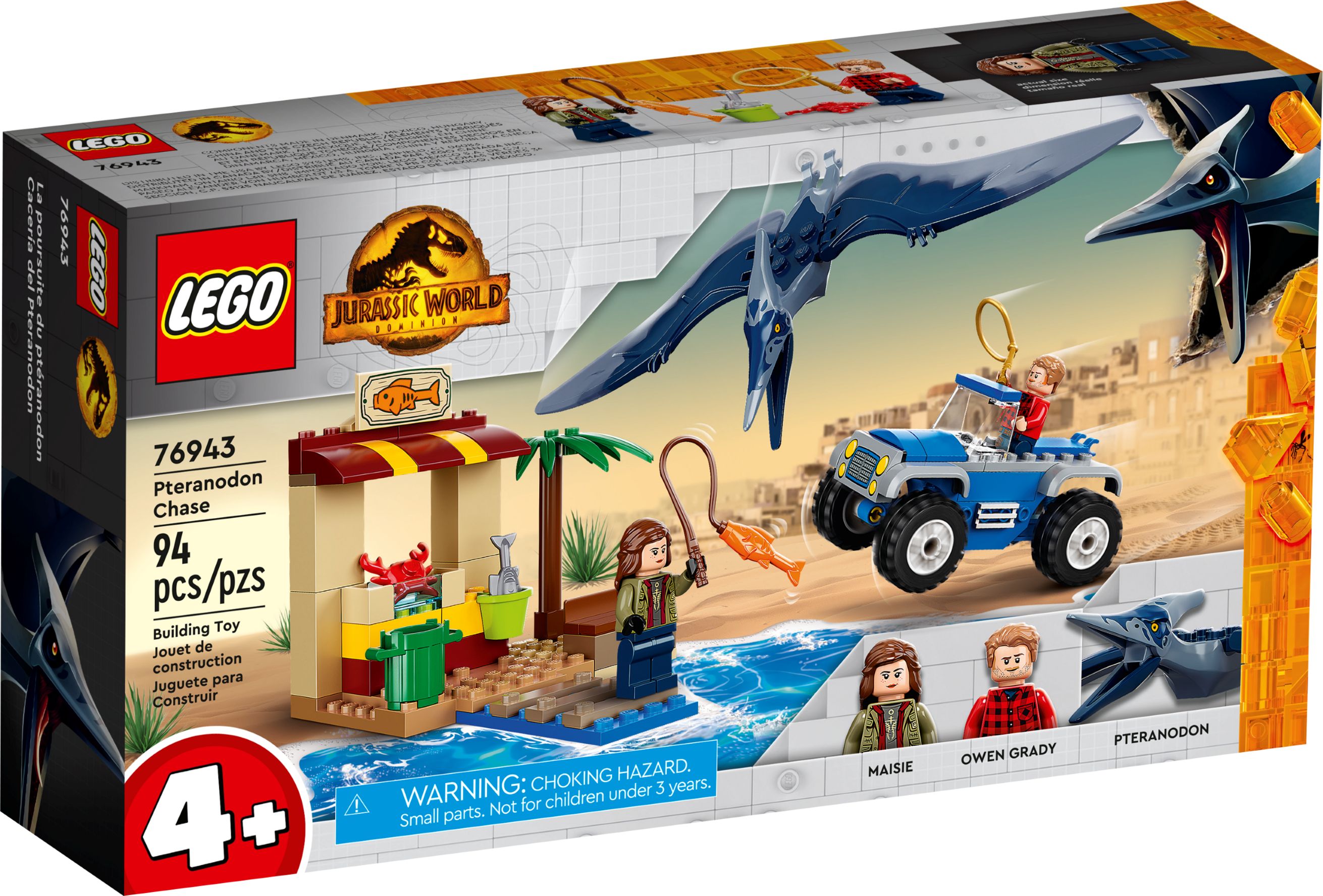 лего Jurassic World серия, LEGO 76943 Погоня за птеранодоном, lego ...
