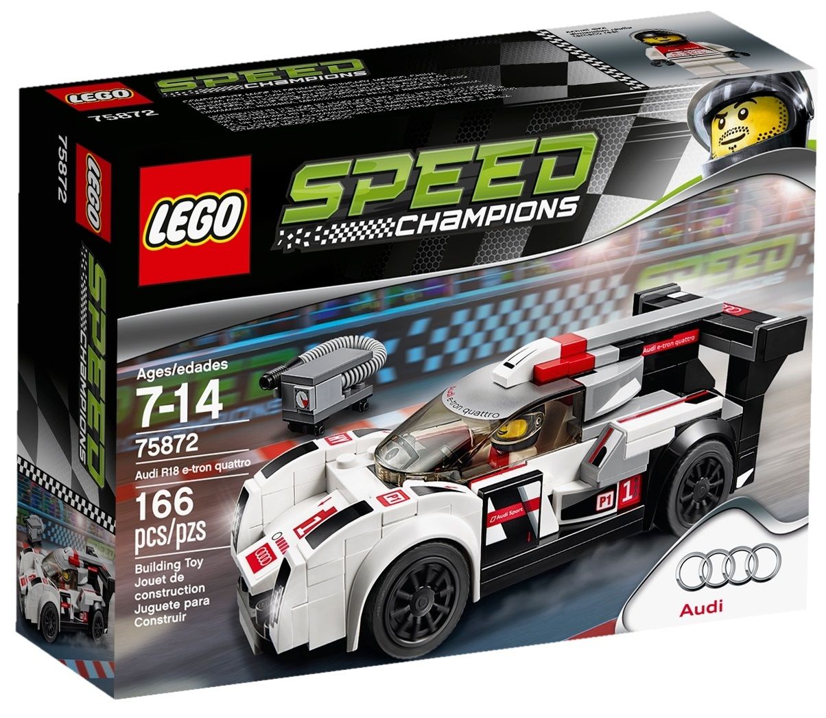 лего Speed Champions серия, LEGO 75872 Audi R18 e-tron quattro, lego ...