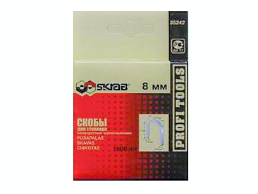 Skrab Скобы для строительного степлера 1000 шт. купить на OZON по ...