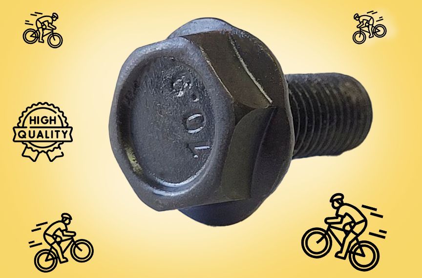 Болт каретки "Kenli", M8 X 18, черный - купить с доставкой по выгодным ценам в интернет-магазине ...