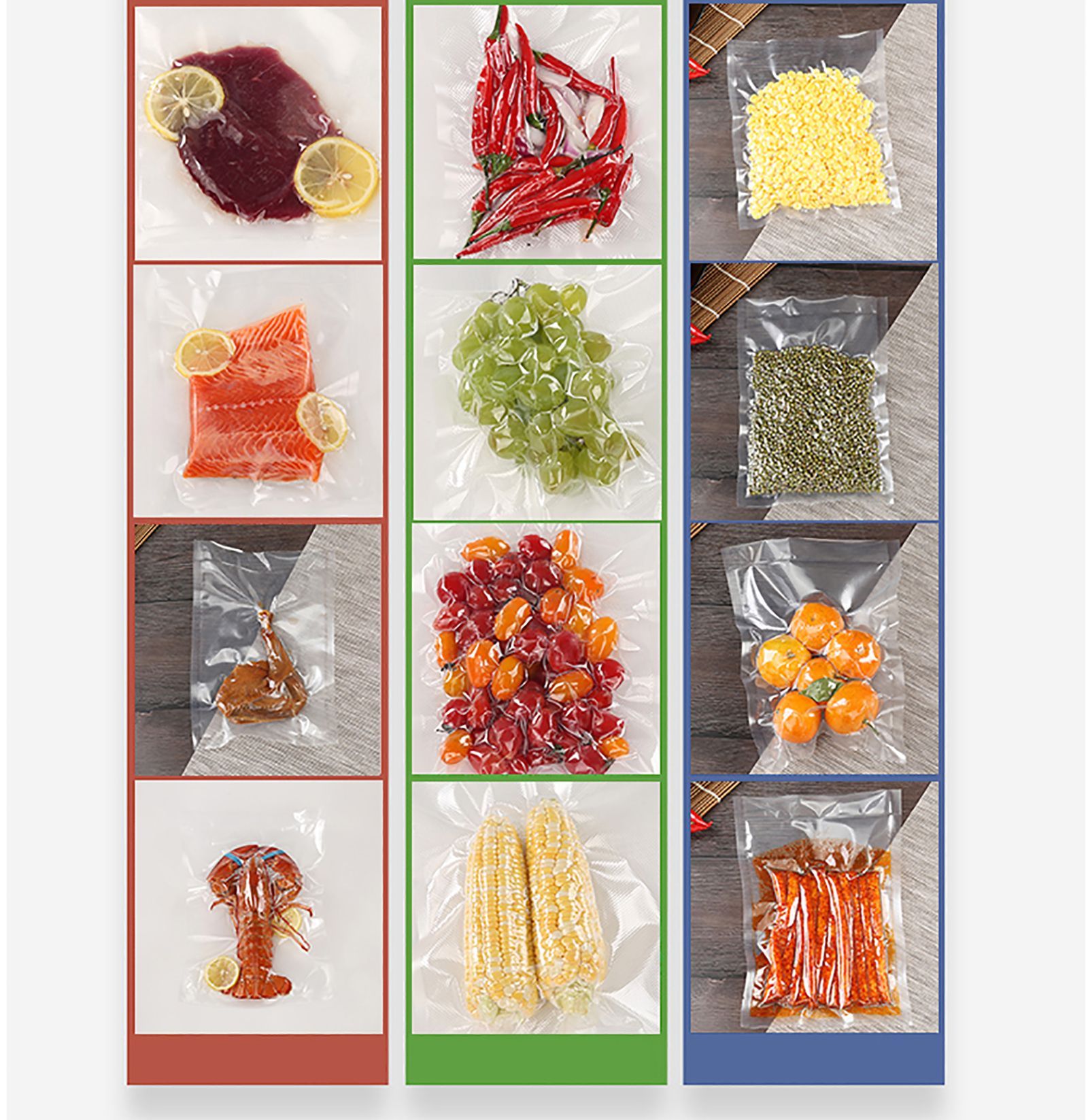 Вакуумный упаковщик вакууматор для продуктов + 10 пакетов для ...