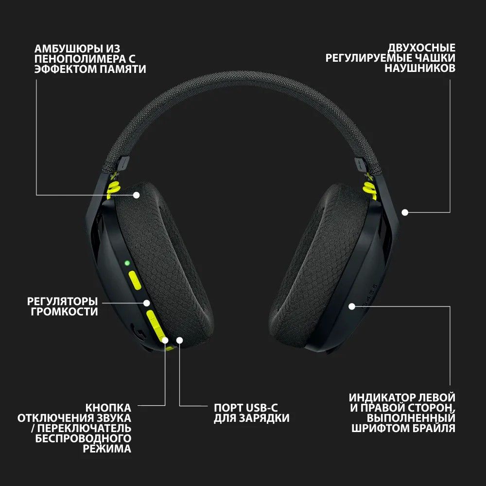 Игровые наушники Logitech G G-435 белый, белый - купить по доступной ...