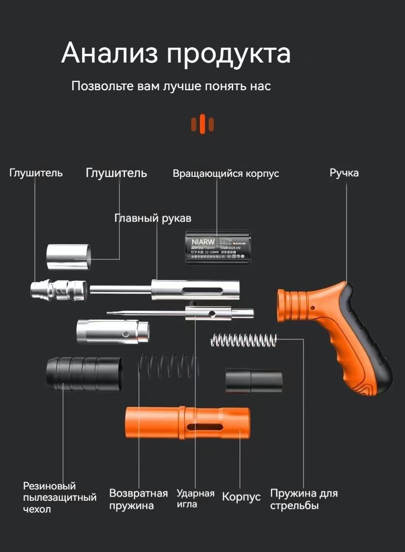Пистолет гвоздезабивной 50 - купить по выгодной цене в интернет ...