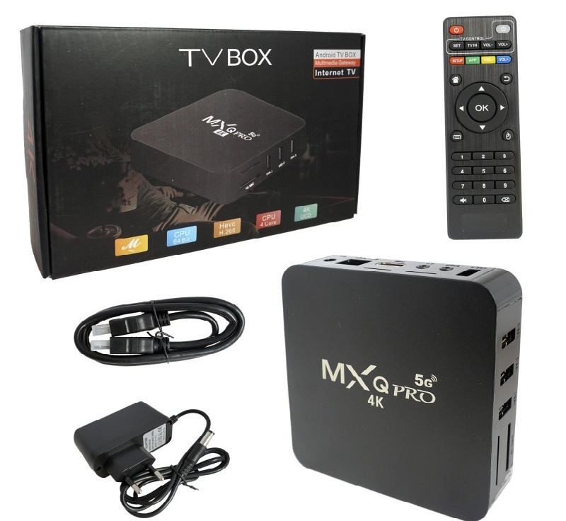 Медиаплеер GST MXQ PRO 4K 5G, черный купить по выгодной цене в интернет-магазине OZON (205046135)