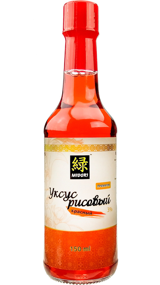 MIDORI Уксус рисовый для суши 3% красный, 150 мл - купить с доставкой ...
