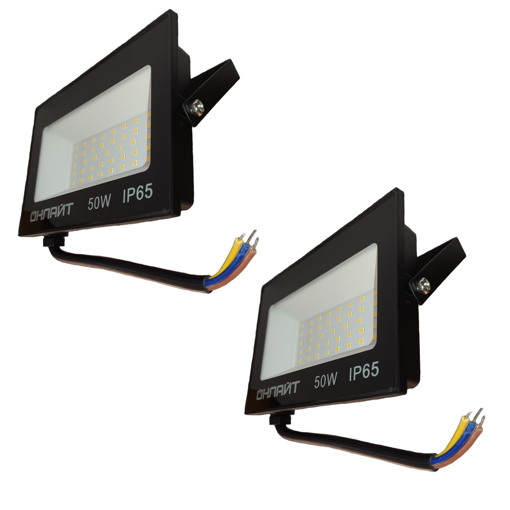 Прожектор ОНЛАЙТ, SMOFL-50-4K-2 4000 К - купить по низким ценам в ...