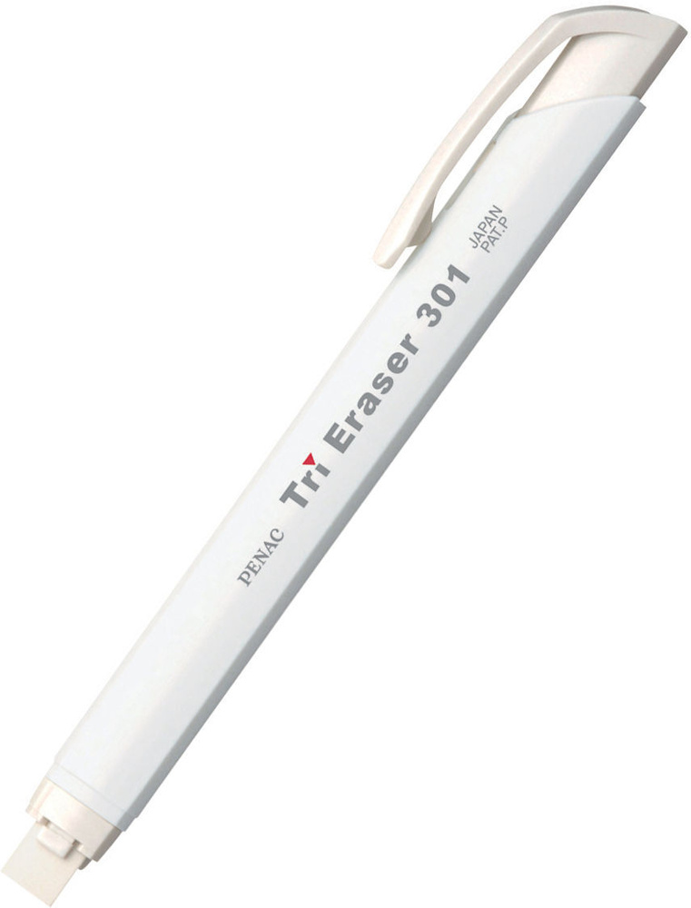 Ластик автоматический PENAC TRI ERASER треугольный, пластиковый, с ...