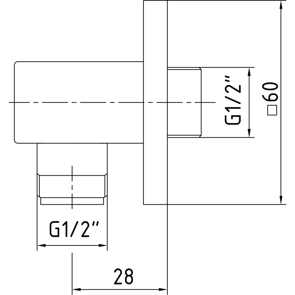 Шланговое подсоединение ECA 102126388EX - купить с доставкой по ...