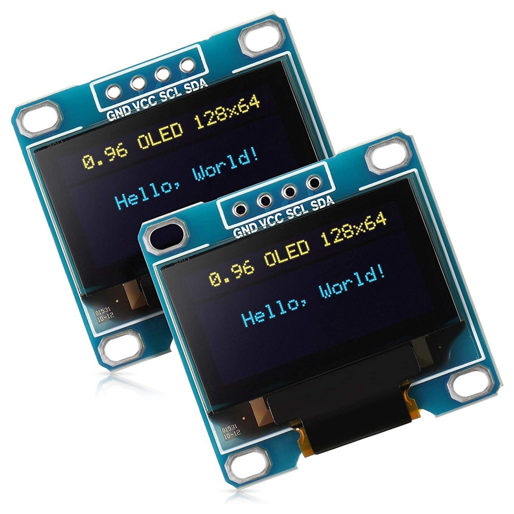 2 шт. 0,96-дюймовый дисплейный модуль 12864 128X64 драйвер IIC I2C ...