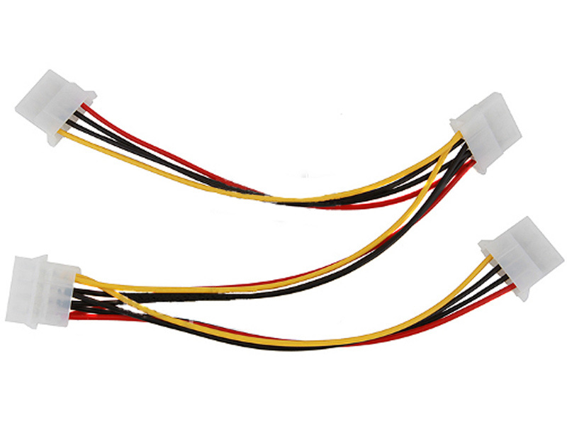 Разветвитель-переходник питания Espada 4-pin to 3/4-pin E4pinM-3x4pinF ...
