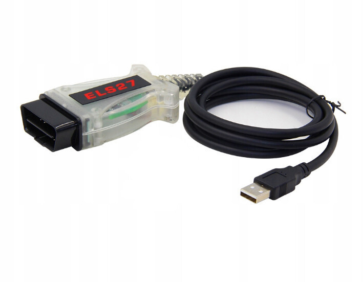 Автосканер-программатор ELS27 USB RUS/ENG с авто переключателем шин HS ...