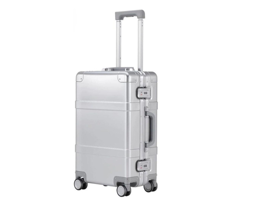 Чемодан металлический Xiaomi Ninetygo Metal Luggage 20" (серебристый ...