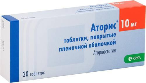 Аторис, таблетки покрытые пленочной оболочкой 10 мг, 30 штук — купить в ...