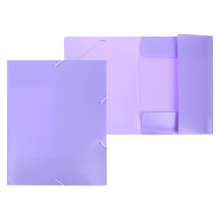 Папка на резинке А4, для документов, 500 мкм, Calligrata, Pastel ...