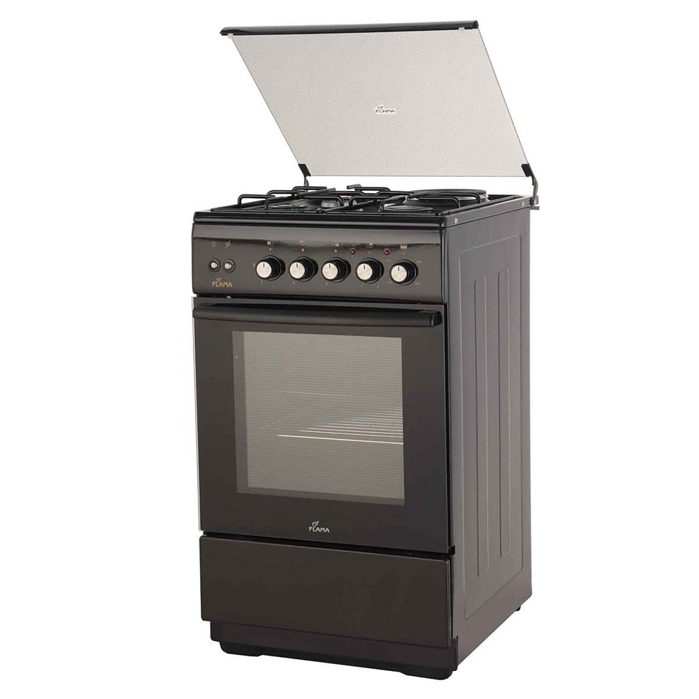 Газовая плита FLAMA L RK 23-126 B - купить по выгодной цене в интернет ...