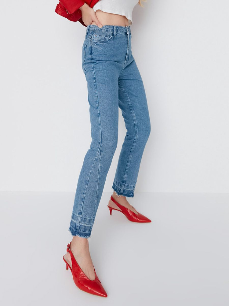 Джинсы Trendyol Bootcut Fit High Waist - купить с доставкой по выгодным ...