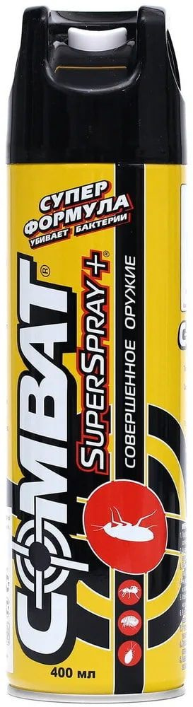 Аэрозоль от насекомых Combat Super Spray Plus 400мл купить на OZON по ...