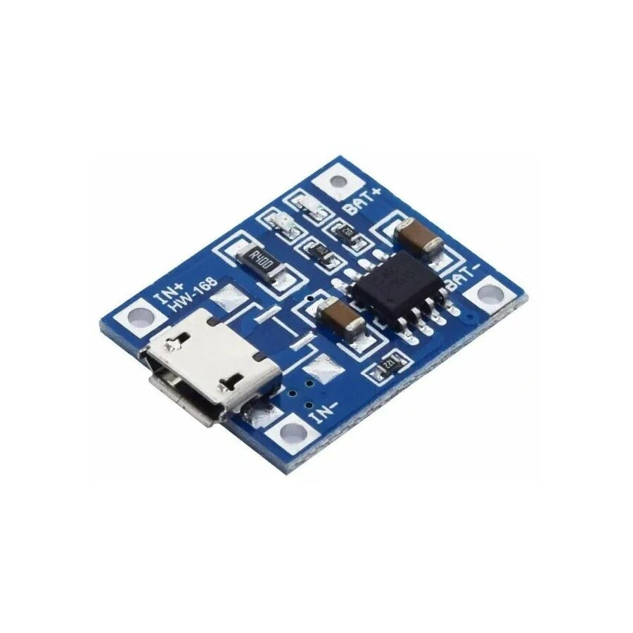 Плата 18650 Run Energy зарядки Micro USB / tp4056 без защиты - купить с ...
