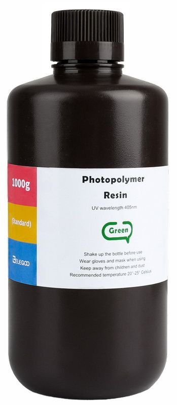 Фотополимер Elegoo ABS-Like Resin Зелёный, 1 л - купить с доставкой по выгодным ценам в интернет ...